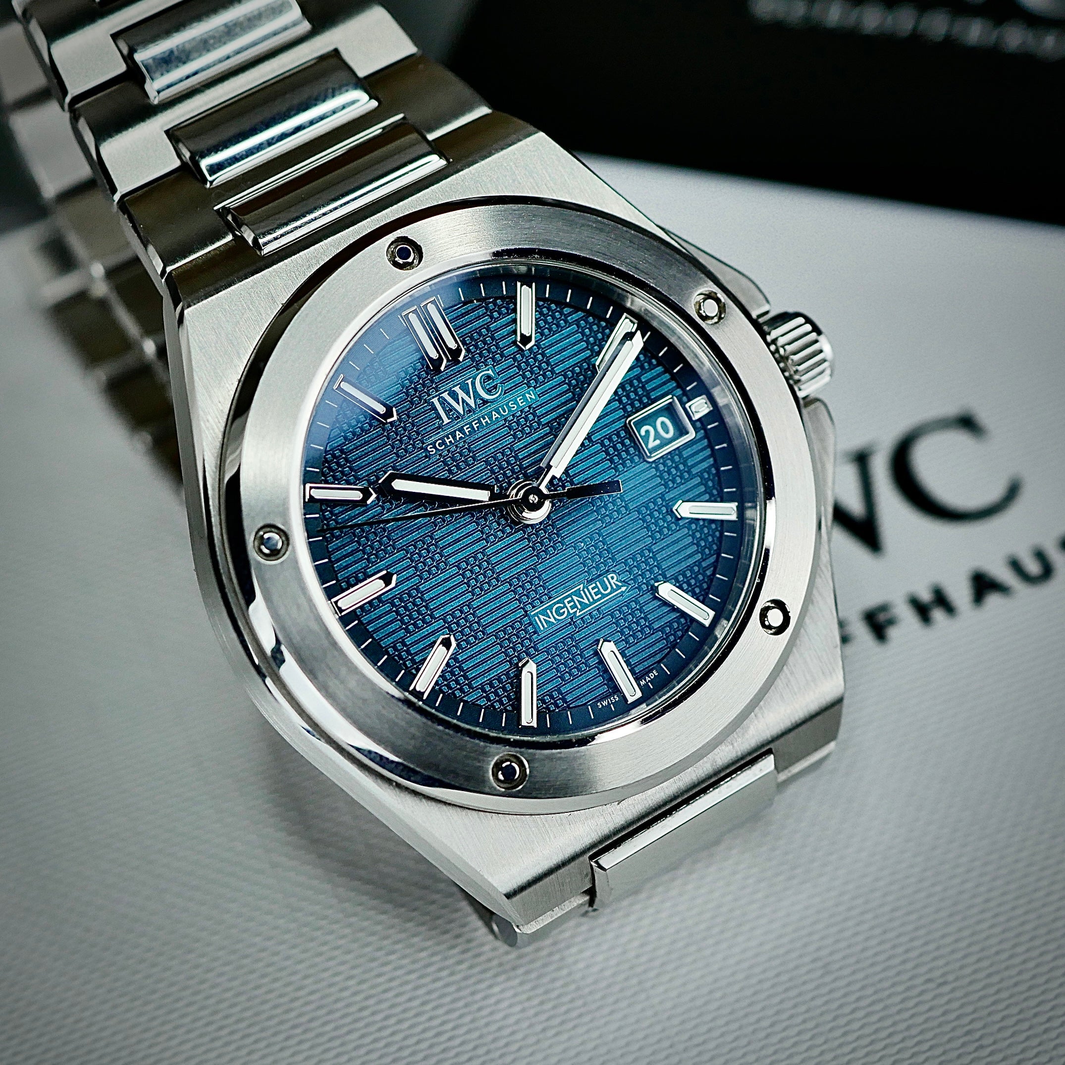 IWC Ingenieur Automatic 40 IW328903 Aqua Green Dial | Full Set 2024 ...